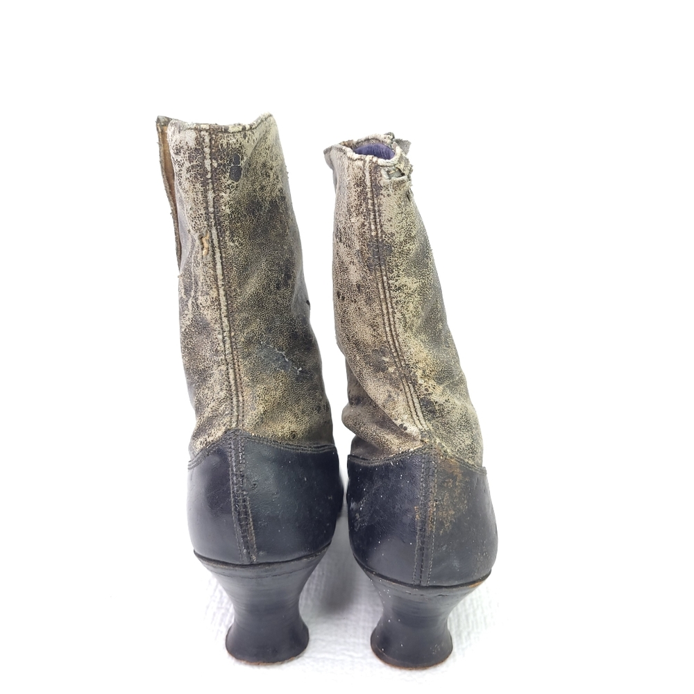 Antique Victorian Edwardian Leather Button Up Boots W… - Gem